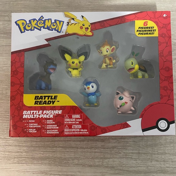 Pokemon | Toys | Pokmon Battle Figure Set 6 Piece Playset Includes 2 ...